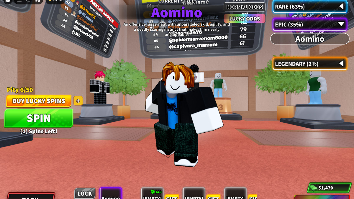 Basketball Showdown Styles Listed – Roll Chance and Moves - Free to Player