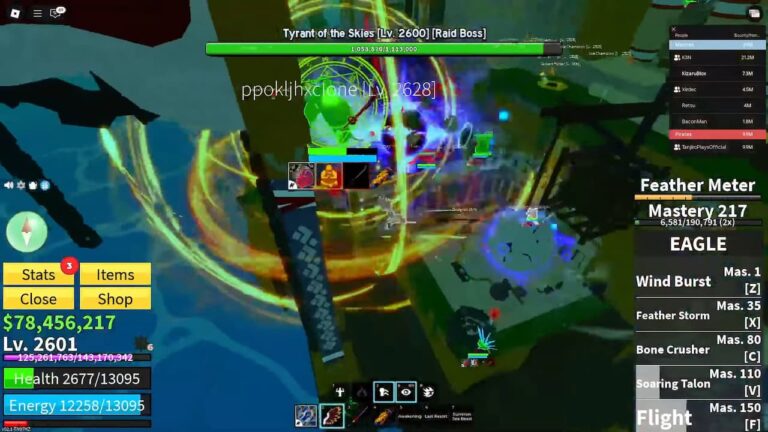 How to Spawn Tyrant of The Skies in Blox Fruits (Eagle Boss) - Free to ...